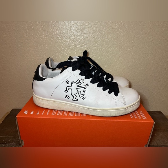 Coach | Shoes | Coach X Keith Haring C1 Leather Sneakers Size 9 Men ...